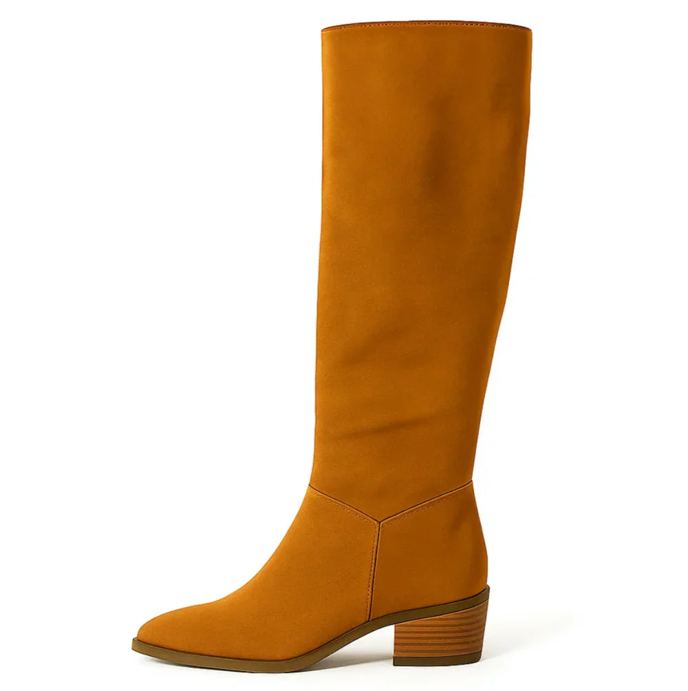 VELVÉRA™ | HIGH SUEDE BOOTS – Amelia Carolina